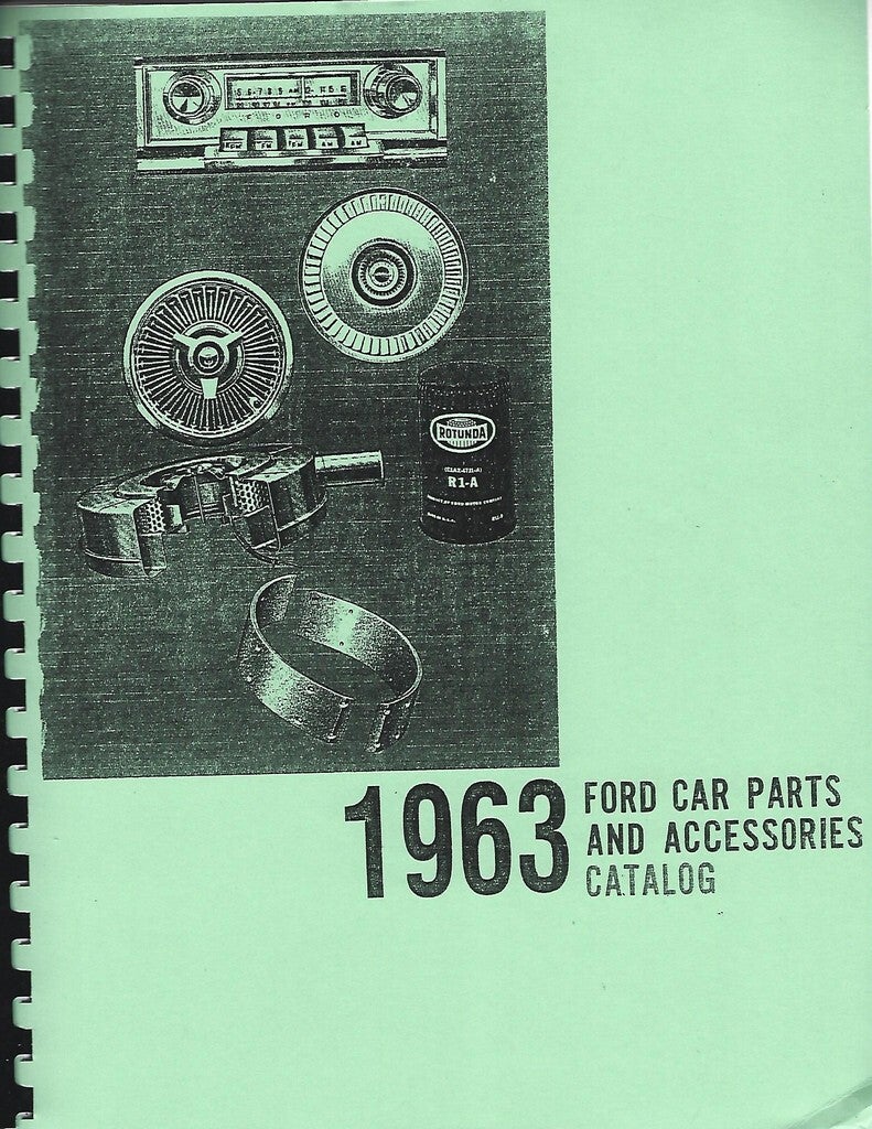 PB-63 | BOOK - FORD SINGLE YEAR PARTS|D3 | Bud's Classic Car LLC
